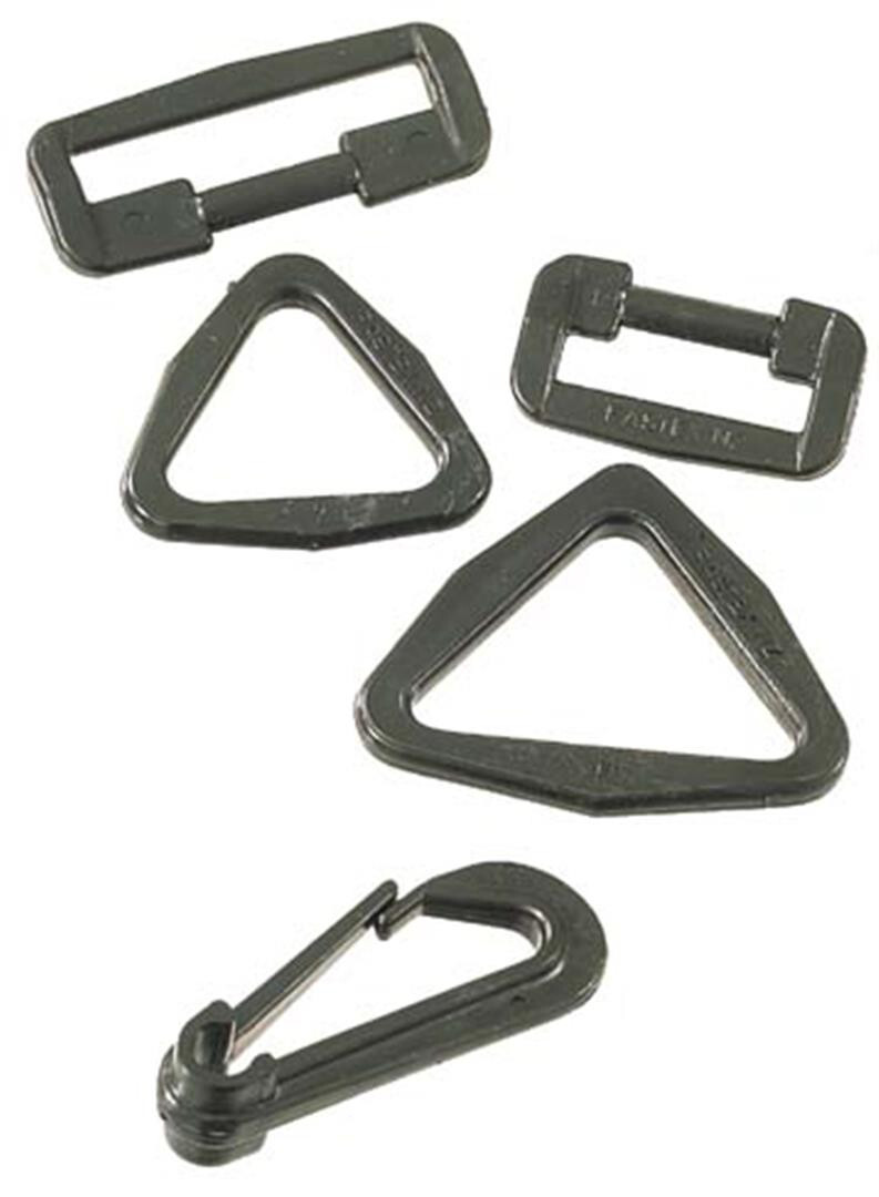 Fastex Snaphook with 2 Retainers & 2 Tri Ring Buckles Repair Strap Bag ...