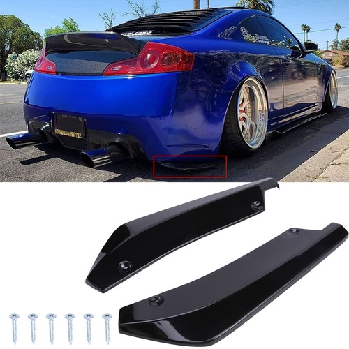 For Nissan 350Z 370Z Rear Spats Bumper Lip Splitter Diffuser Canard ...
