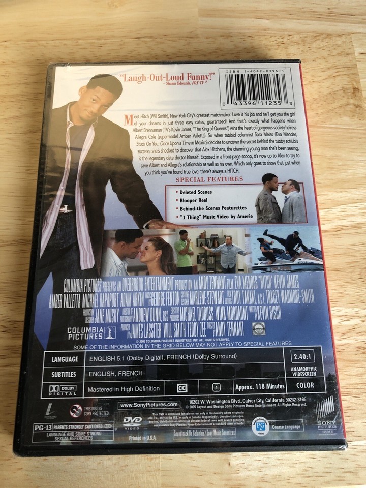 Hitch (DVD, 2005) Band New 43396112353| eBay