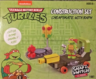 Teenage Mutant Ninja Turtles Construction Set Cheapskate with Raph Snap ...