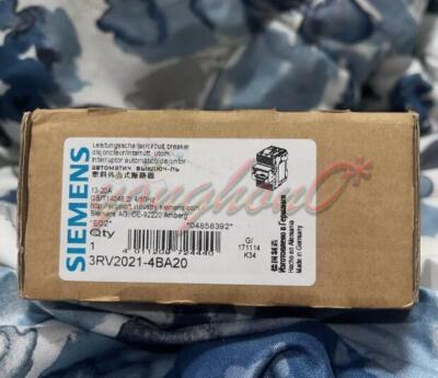 1PC NEW Siemens 3RV2021-4BA20 3RV2 021-4BA20 Circuit Breaker | eBay