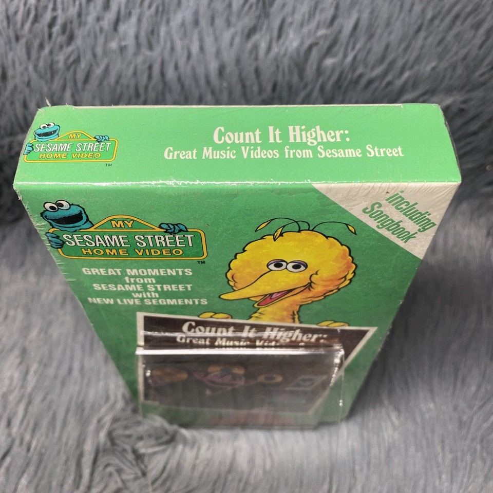 Sesame Street Home Video Count It Higher Great Music Videos VHS 1988 ...