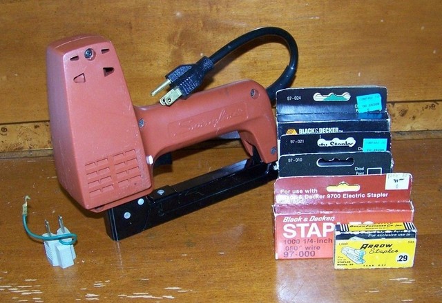 Swingline Heavy Duty Electric Staple Gun Stapler Model 34201 10amp USA ...