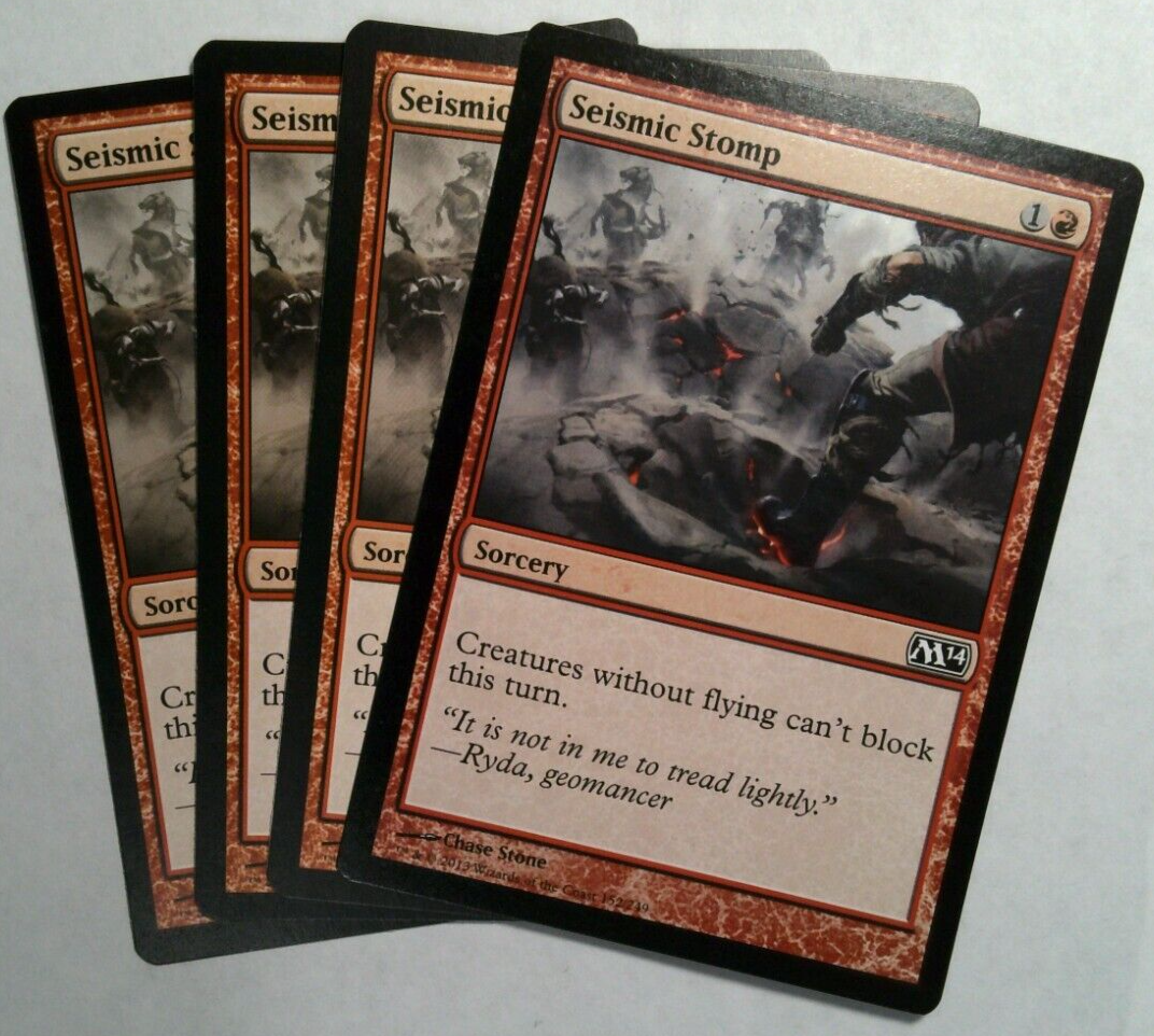 Mtg - Seismic Stomp x4 | eBay