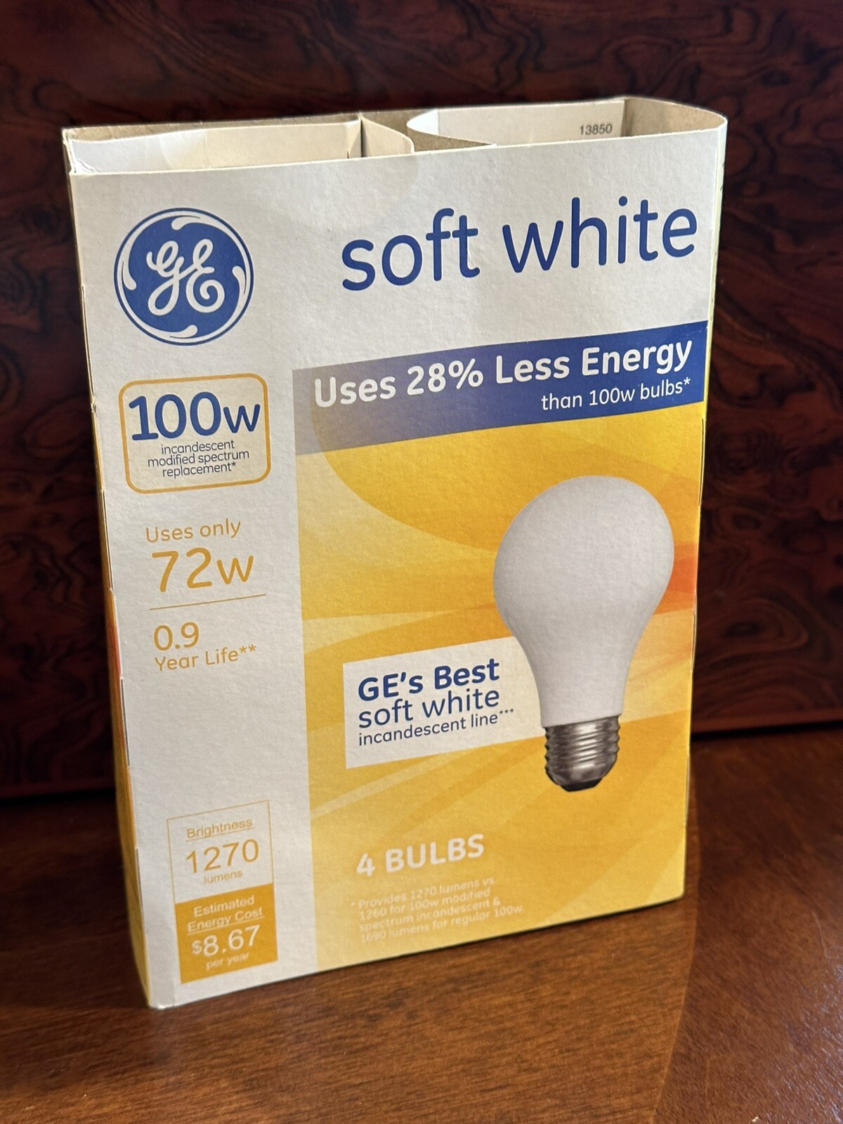 GE Soft White ~ 100 Watt ~ Light Bulbs ~ 1 Pack/4 Bulbs | eBay