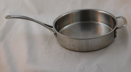Calphalon 5003 3 Quart Deep Skillet Sauté Frying Pan Stainless Steel No ...