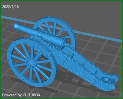 Prussian Artillery 6lb gun 1809-15 - Resin 28mm Minis | eBay