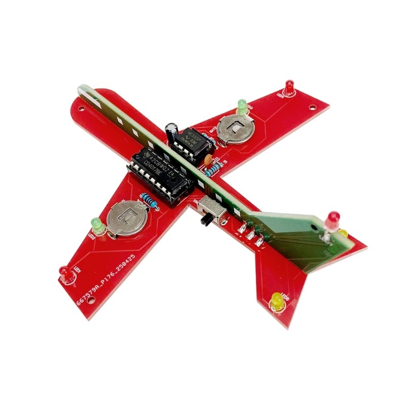 DIY Plane Electronics Project Flashing LED Light Circuit Board ...