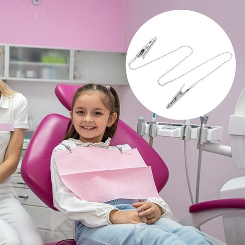 2 Pcs Chain Scarf Clip Napkin Neck Clips Holders for Face Cover | eBay