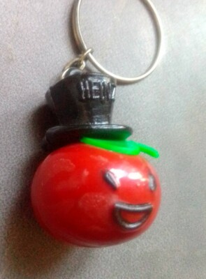 Vintage Keychain Souvenir Heinz Tomato Black Hat | eBay