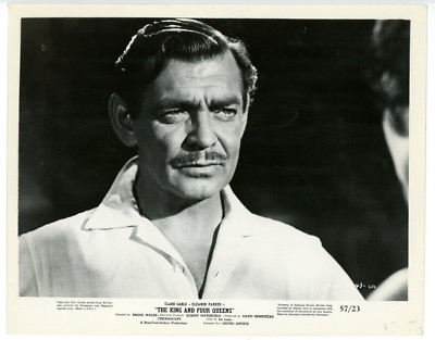 Vintage 8x10 Photo The King and Four Queens 1957 Clark Gable Eleanor ...