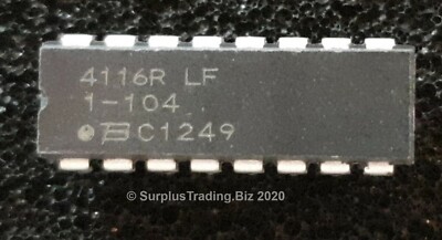 Bourns 4116R-1-104 DIL Resistor Network 8 x 100k (Pk of 2) | eBay