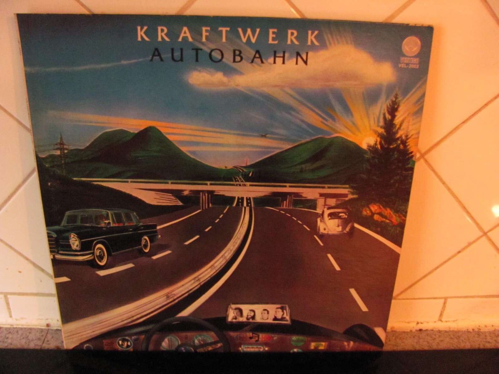 Kraftwerk – Autobahn LP ELECTRONIC MUSIC GERMAN GROUP 1974 VERTIGO ...