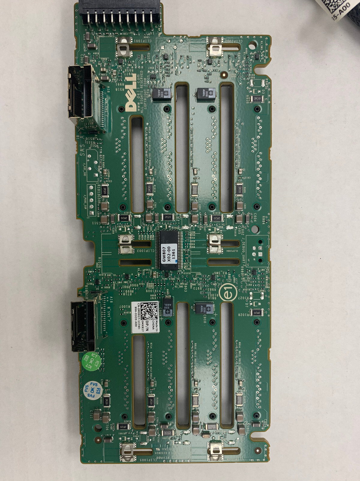 Dell 0MX827 POWEREDGE R710 2.5x8 SAS Backplane VZ for sale online | eBay