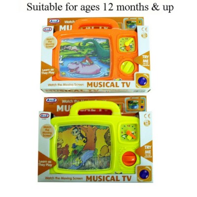 Baby Toddler Wind Up Musical TV Activity Toy 12 Months + Brand New ...