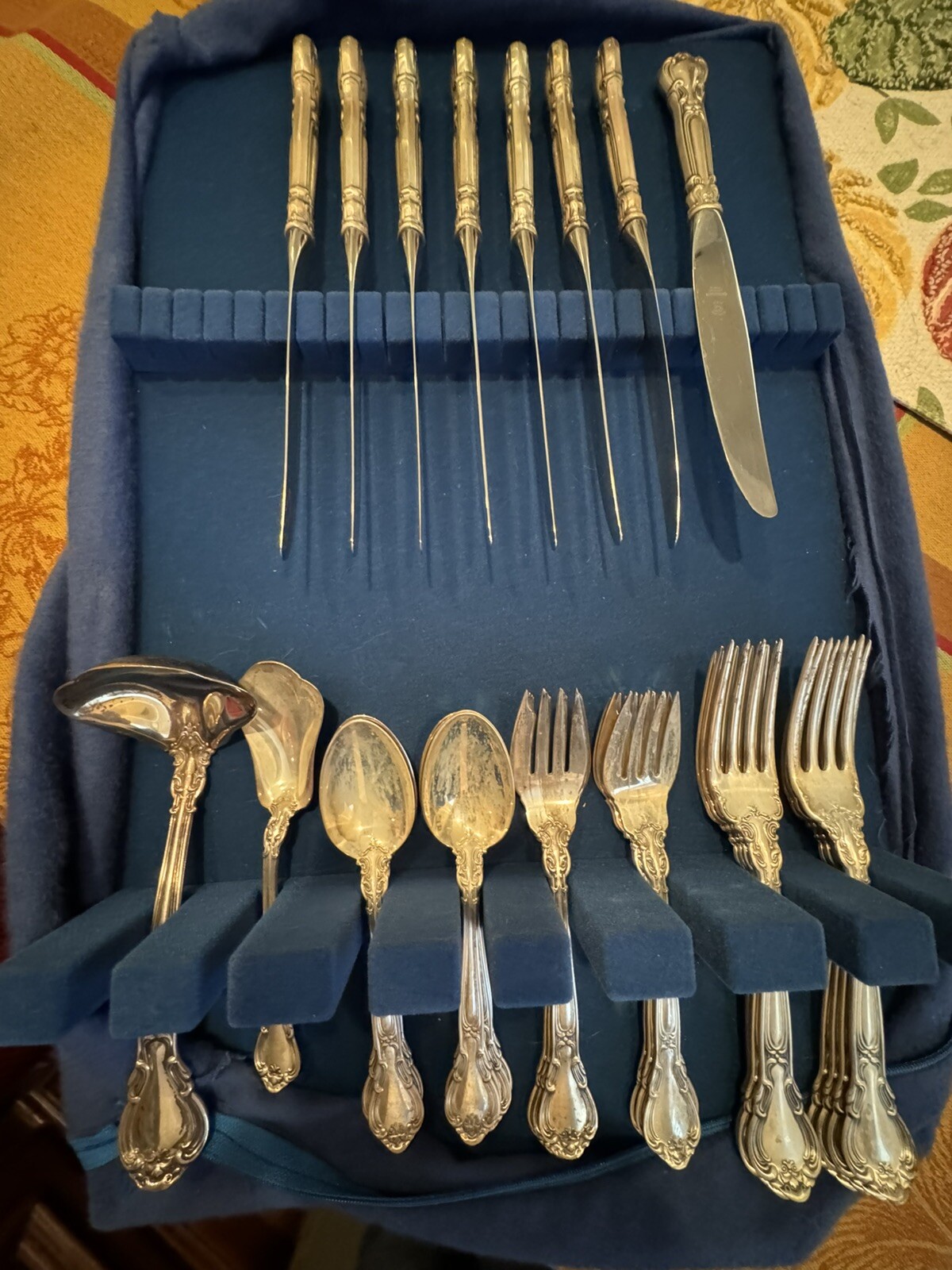 Sterling Silver Gorham 34 Piece Chantilly Pattern Service For 8 | eBay