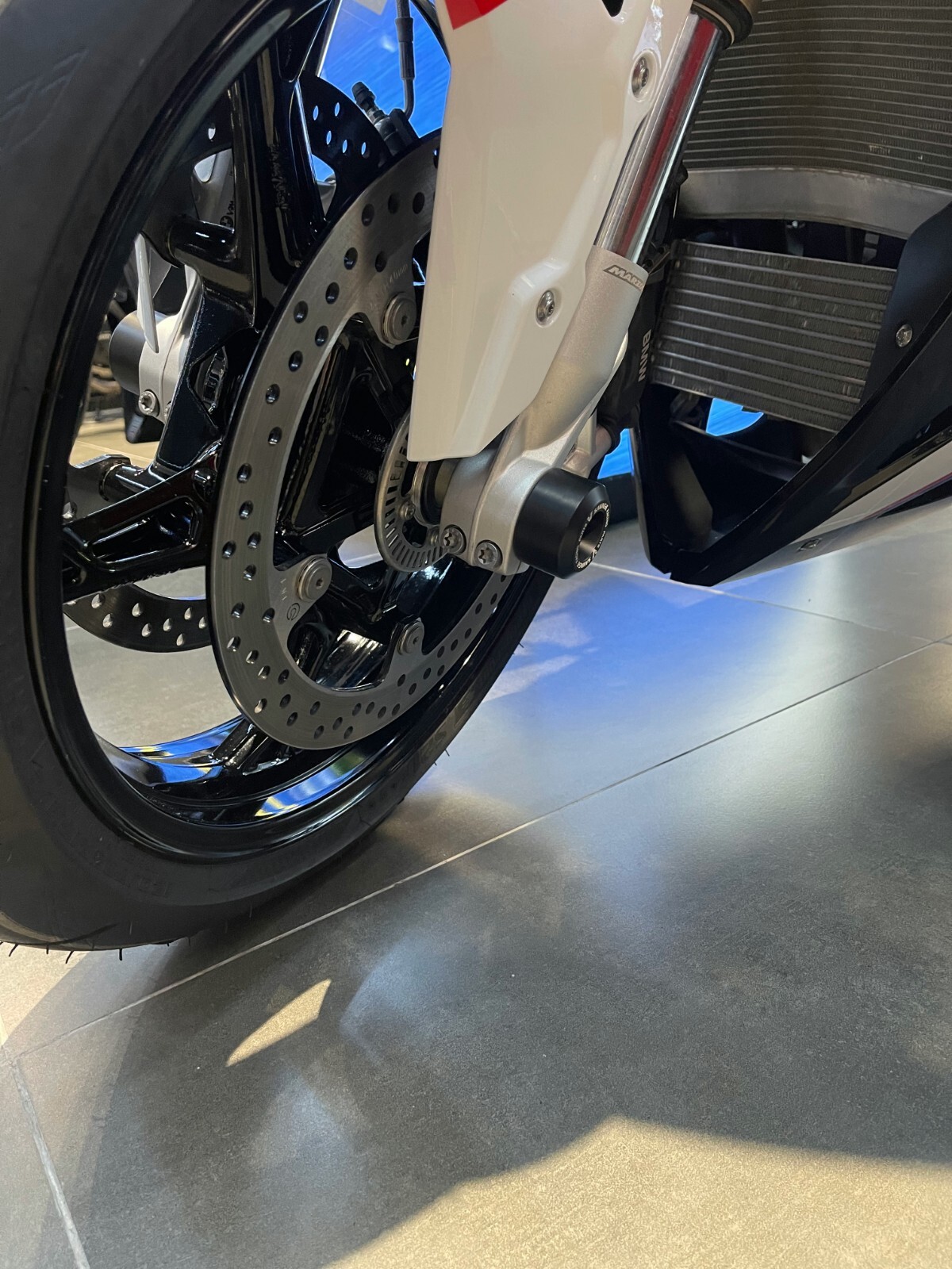Axle Fork Crash Sliders Wheel Protector For BMW S1000RR 09-24 M1000RR ...