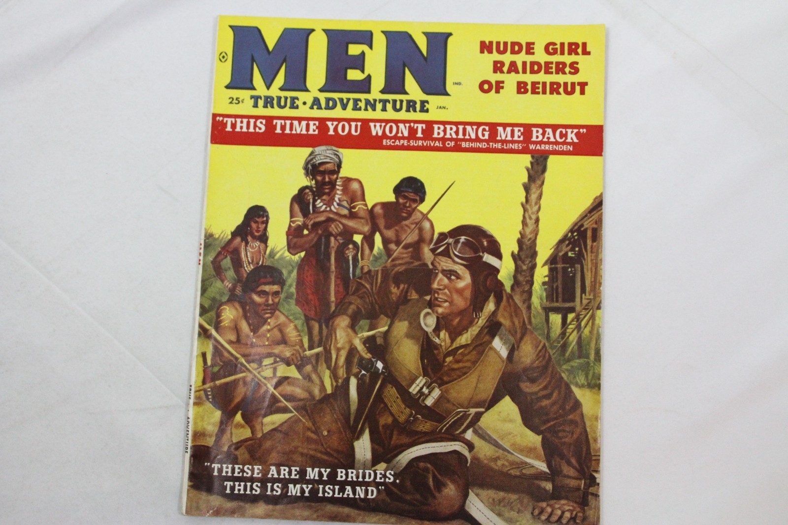 Men True Adventure Jan 1959 Magazine Nazi Horror Tortures Bondage Story ...