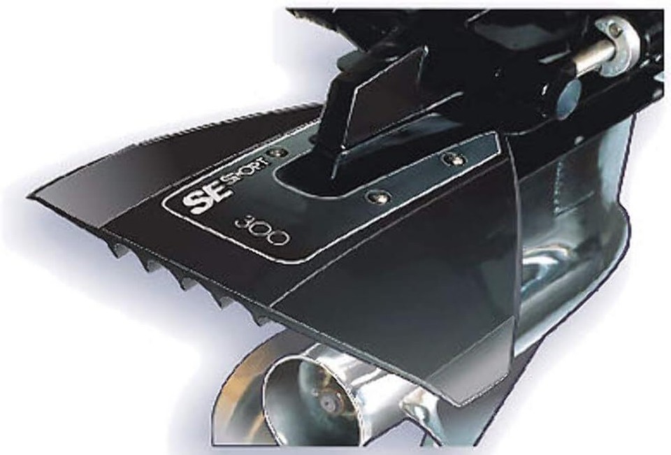 Metallic Gray Outboard Motor Narrow Streamline Shape Improved Thrust ...