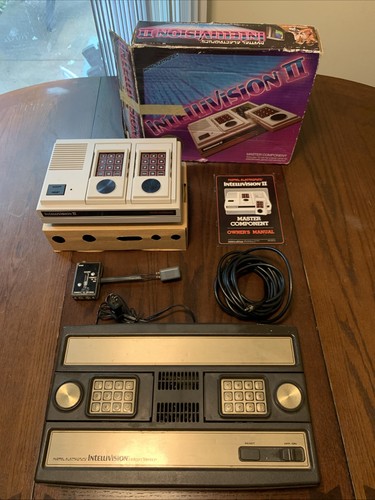 Vintage Intellivision 1 & 2 Video Game Consoles w/Box Cords Manual ...