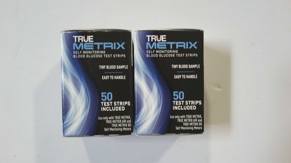 True Matrix Glucose Blood Test Strips - 100 strips 08/25 21292006204| eBay