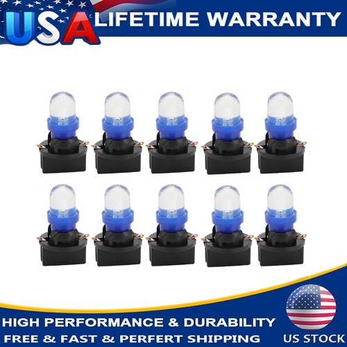 10x Ice Blue T10 194 LED Bulbs Instrument Panel Cluster Dash Light +10 ...