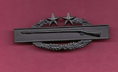 Combat Infantry Badge 3rd Award subdued black Rifle CIB | eBay