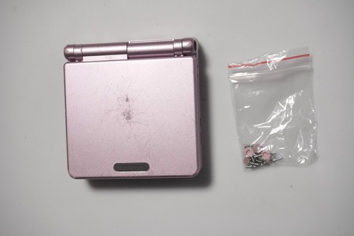 Nintendo Gameboy Advance SP used housing shell Pearl Pink AGS-001 | eBay