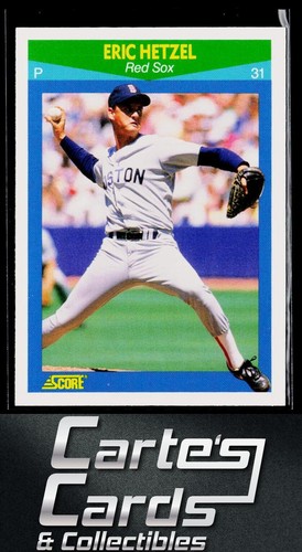 Eric Hetzel 1990 Score Rising Stars #23 Boston Red Sox | eBay