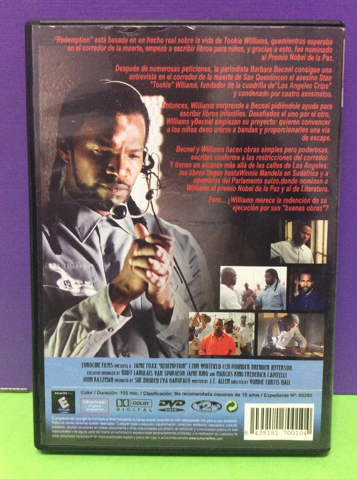 REDEMPTION- JAMIE FOXX- DVD- USADO GARANTIZADO | eBay
