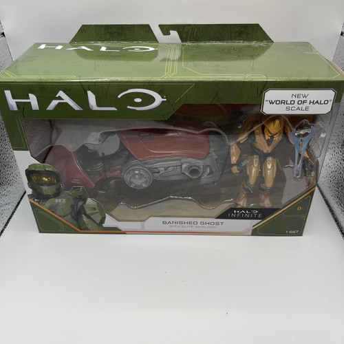 NEW WORLD OF HALO INFINITE BANISHED GHOST WITH ELITE WARLORD- SEALED | eBay