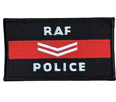 RAF Police embroidered cloth badge - corporal (Cpl) Iron or sew on ...