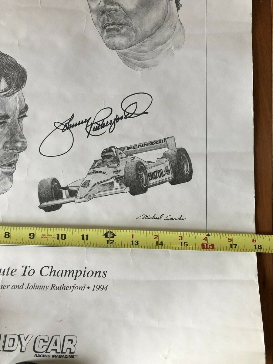 Johnny Rutherford Poster