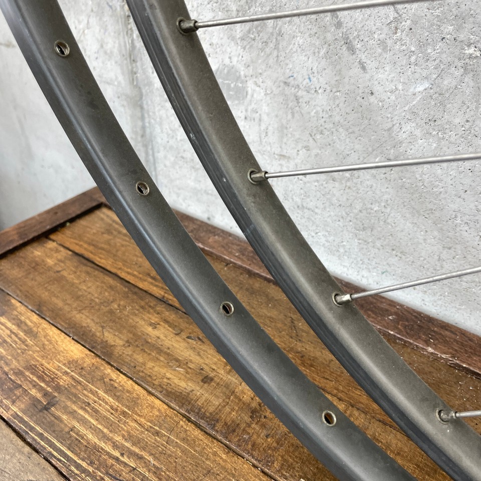 Vintage 700c Rims Ultra Hard Anno Anodized Eyeletted 32h Road Hoop Set ...