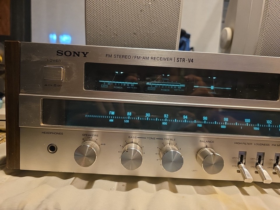 Sony STR-V4 Vintage Stereo Receiver Tested | eBay