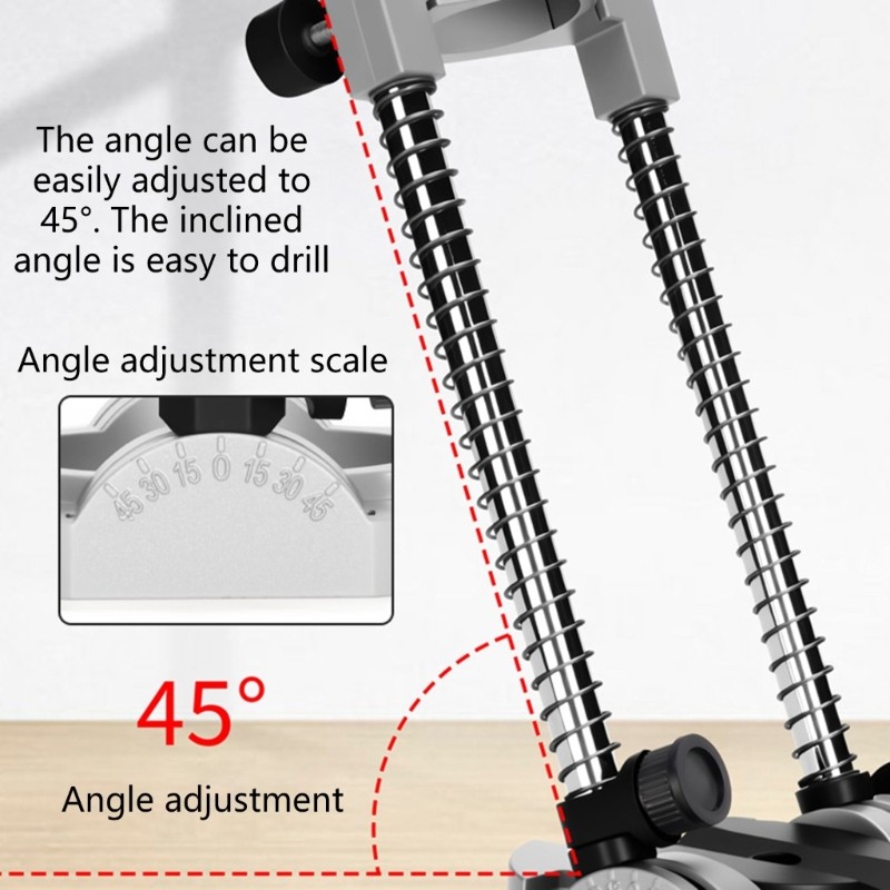 Universal Angles Drill Holder Bracket For Adjustable Angles Drilling On ...