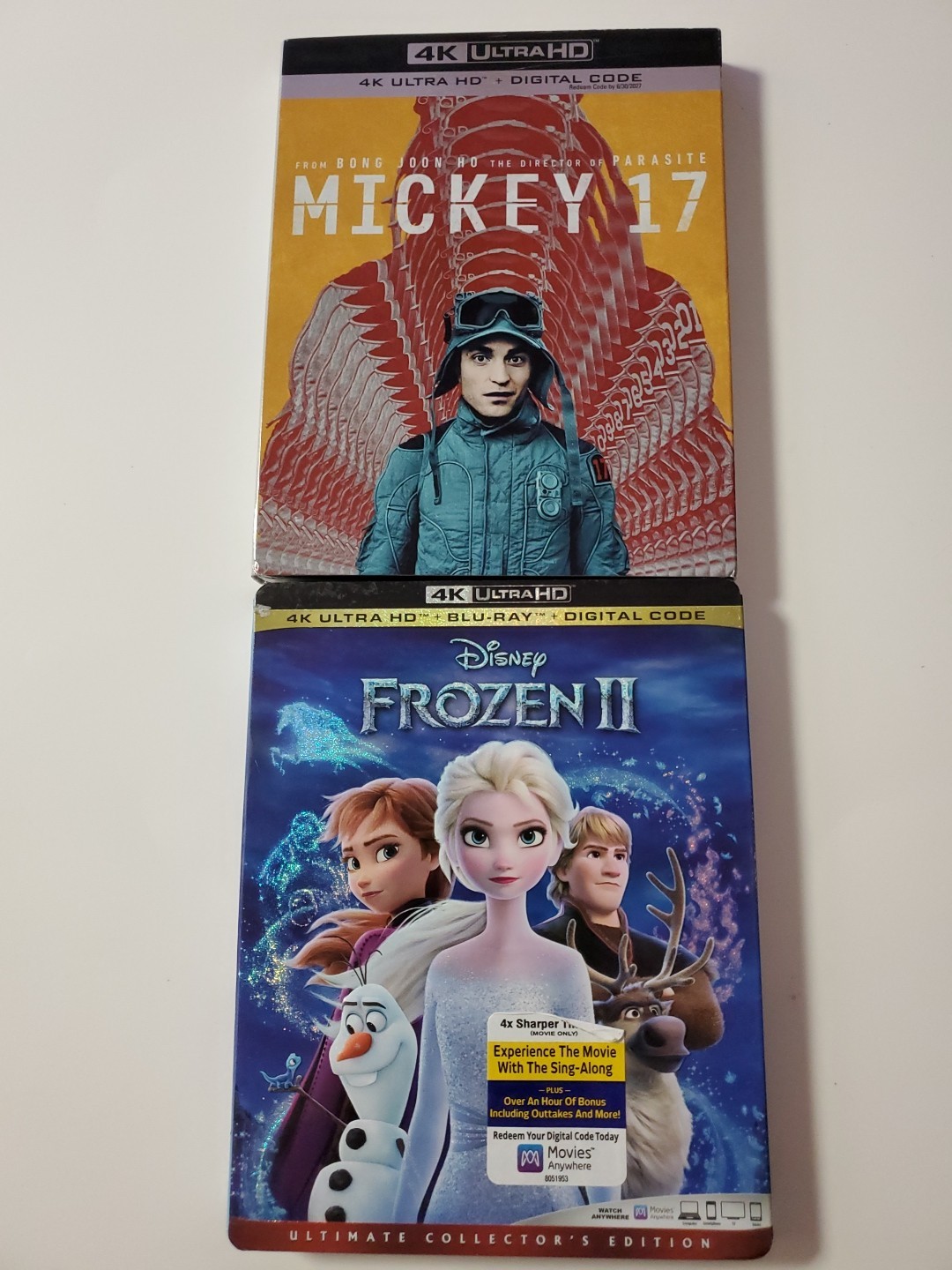 MICKY 17+ FROZEN 2,4K ULTRA HD W/SLIPCOVERS | eBay