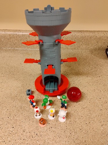 Super Mario Blow Up! Shaky Tower Balancing Game Tabletop. No Box | eBay