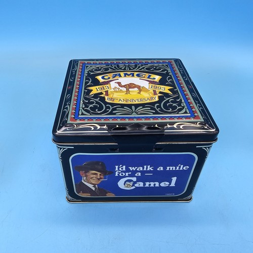 VTG 1992 JOE CAMEL Cigarettes 80th Anniversary POKER SET Cards Chips ...