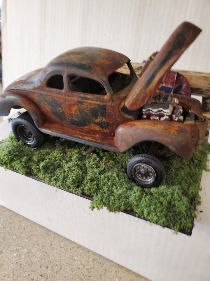Built model car Junkyard Barn Find Built '40 Ford Coupe Gasser - Drag ...