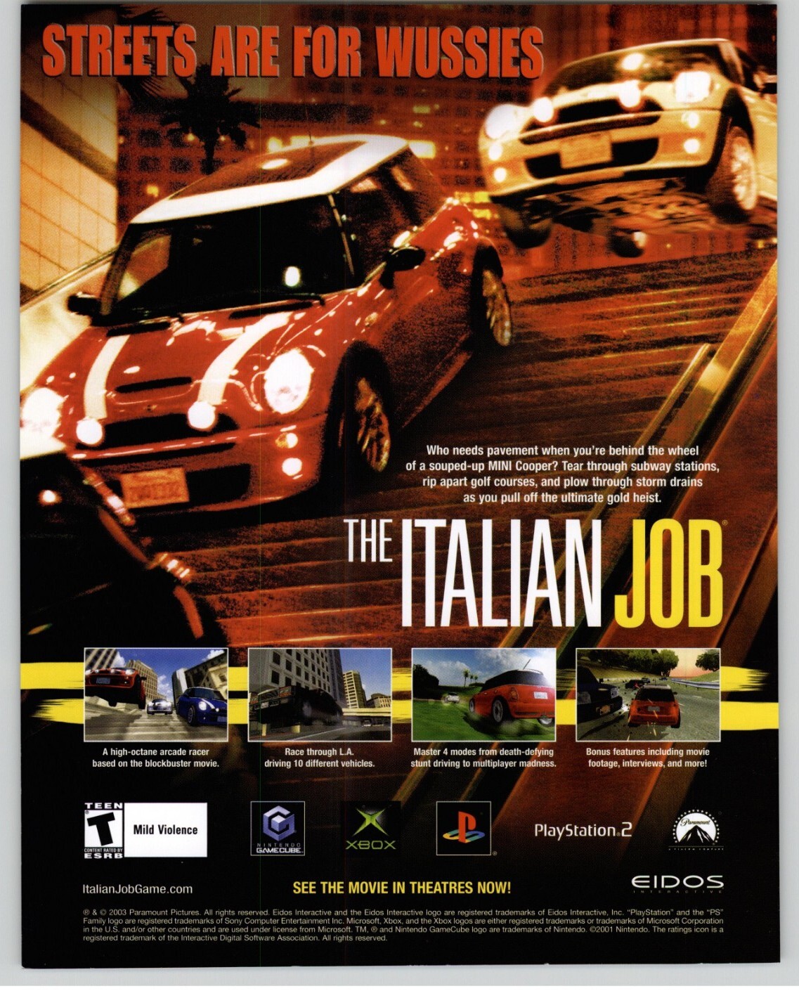 The Italian Job 2003 Poster