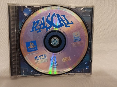 Rascal ps1 PlayStation black label Missing Manual tested | eBay
