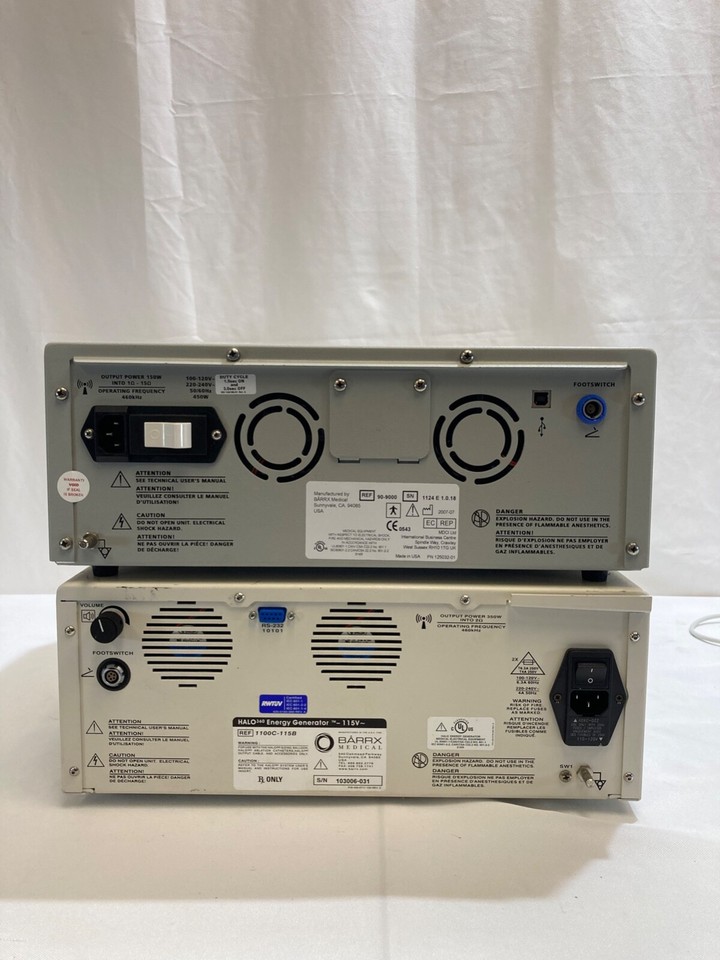 Barrx Medical Halo 90 Flex Energy Generator 360 Radio Frequency ...