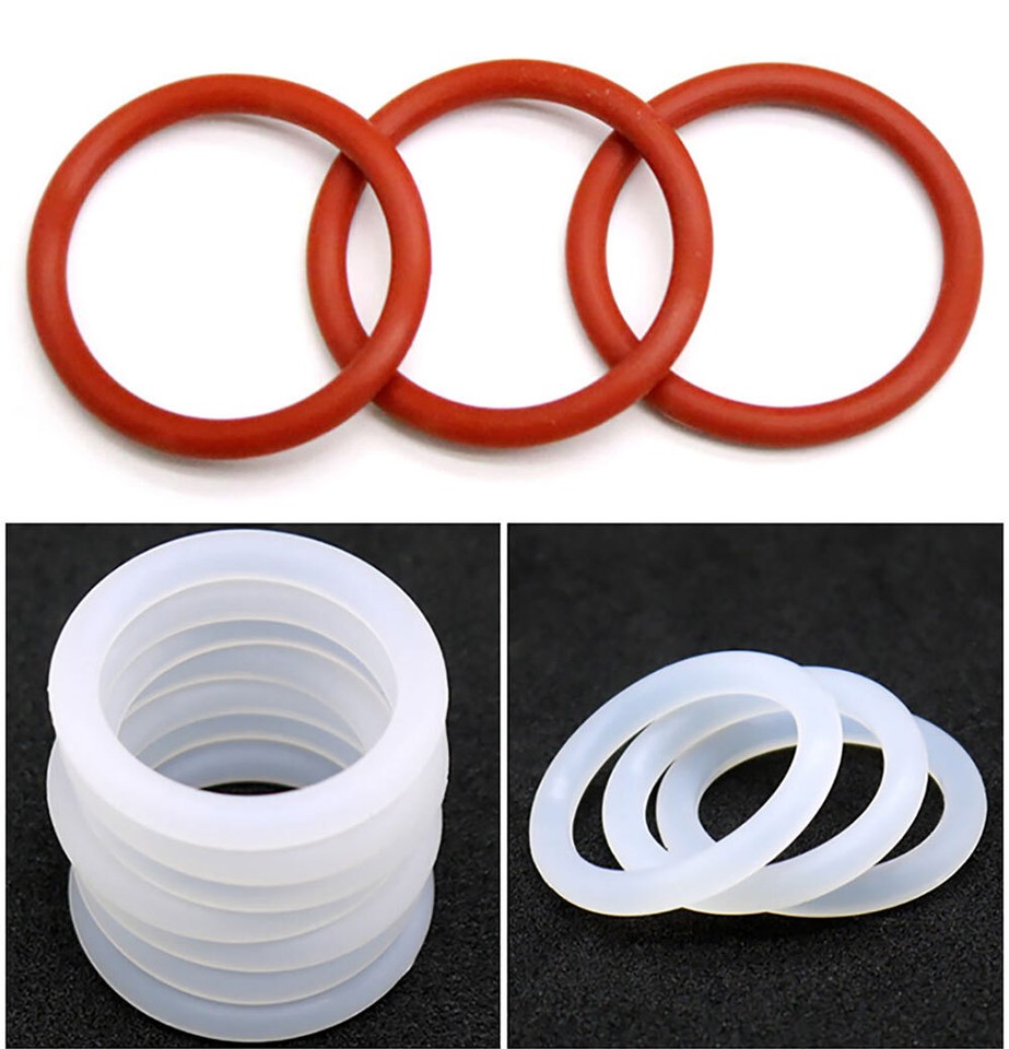 1.9mm C/S Red&White Sealing Ring High-Temperature Silicone O Rings 5mm ...