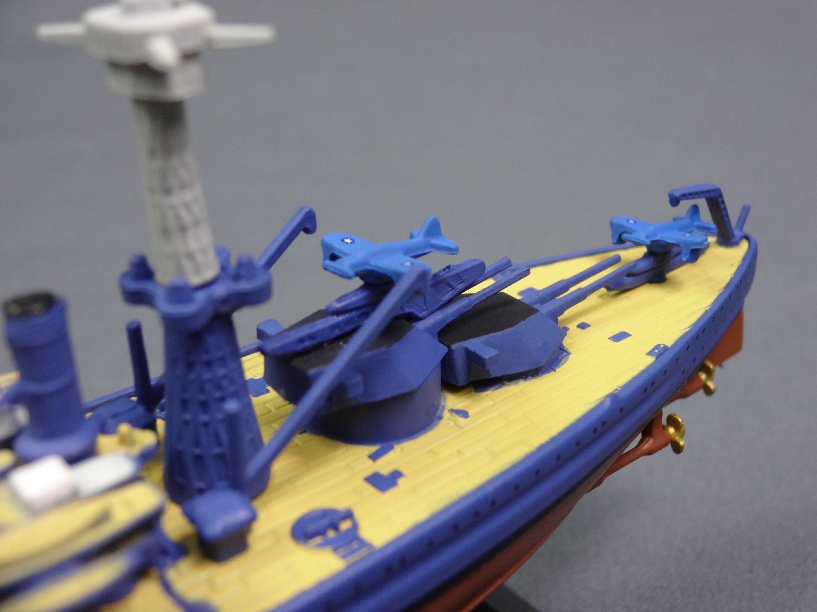Eaglemoss USS West Virginia Battleship 1/1100 WW2 Mini Japan Warships ...