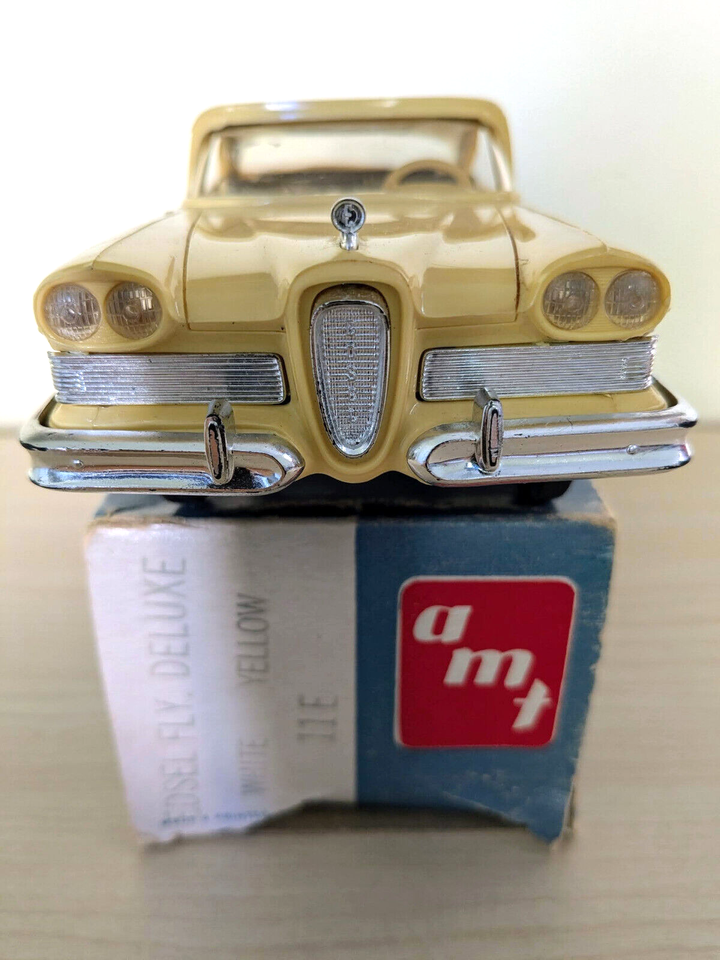 L@@K! ORIGINAL VINTAGE AMT 1958 FORD EDSEL HT PROMO MODEL WITH *BOX ...