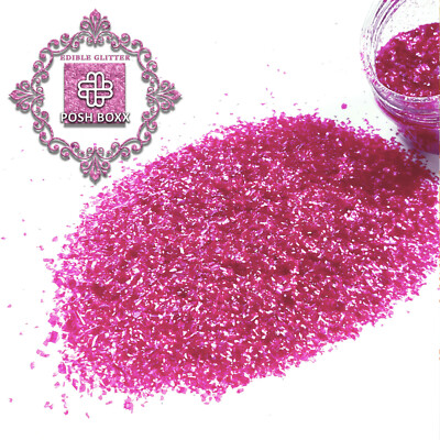 Sparkle Pink Edible Glitter - 1/4 oz - Food Product - FDA approved ...