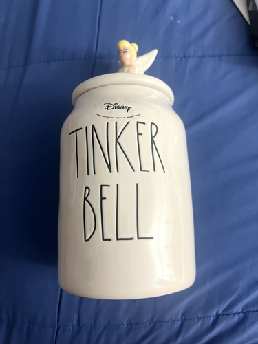 NEW Walt Disney Tinker Bell Canister Cookie Jar Collectible Rae Dunn ...