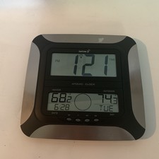 SkyScan Atomic Clock 87700 Indoor Outdoor Moon Temperature Date for ...
