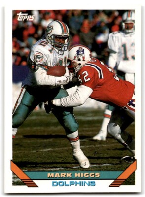 1993 Topps Mark Higgs Miami Dolphins #227 | eBay